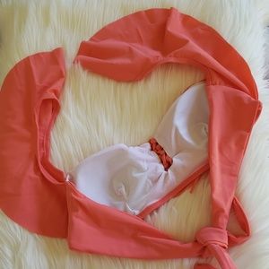 Swim | Lace Up Off Shoulder Ruffle Sleeve Bikini Swimsuit | Poshmark